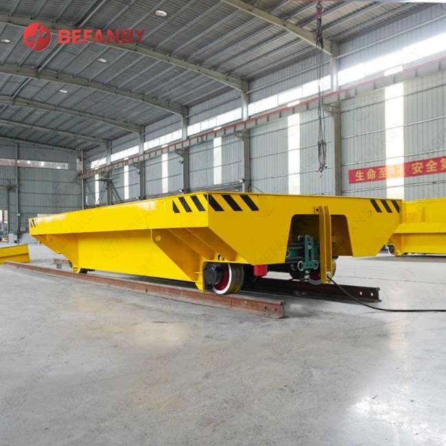 50T Cable Reel Rail Electric Flat Cart