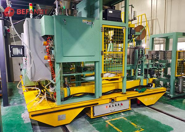 20T Large Capacity Flatbed Material Track Transfer Carts