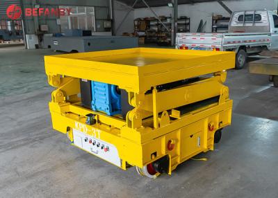 China Scissor Lift Low Voltage Railway Electric Transfer Cart for sale