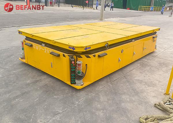 Stable PU Wheels Unlimited Distance Battery Transfer Cart