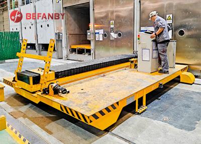 Cina Il carretto di trasferimento della muffa del telecomando Q235, 25 tonnellate di baia alla baia muore carretto del cambiamento in vendita