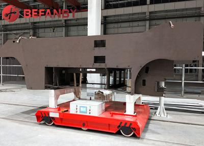 China SGS 20T Rail Flatbed Tracked Battery Transfer Cart Unlimited for sale