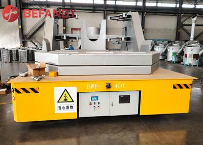 China Carro de transferencia para vertido de aluminio fundido operado por batería de 40 toneladas en venta