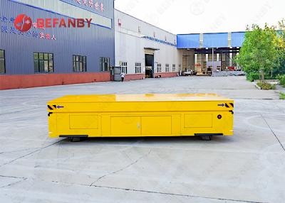 China Automatic Omnidirectional Wheels AGV Industrial Battery Transfer Cart 40t for sale