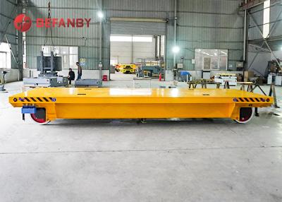 China 50T Factory Use Cast Steel Wheel Rail Operated Transfer Carts for sale