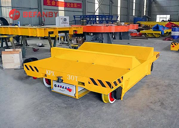 Heavy Load Optional DC Motor Coil Electrical Track Transfer Cart