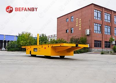 China Customized Load Capacity Battery Operated Trackless Transfer Cart with Steel Construction for Heavy Load Handling for sale