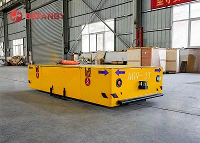 China Professional 2T Load Capacity AGV Transfer Cart with Intelligent Navigation System and Battery Power for sale