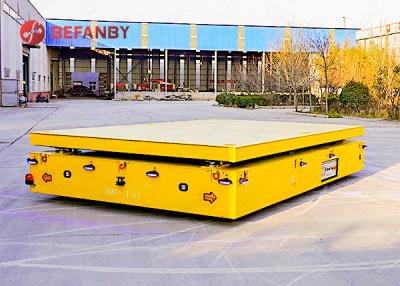 China Professional 15T Load Capacity Hydraulic Lift Transfer Cart with Wireless Remote Control and Hydraulic Lifting System for sale