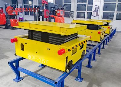 China 3 Ton Capacity Battery RGV Transfer Cart With Lift Control for Heavy Industry for sale
