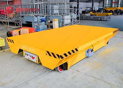 China Heavy Load 20 Ton Rail Transfer Cart With Customized Cast Reel Wheel for sale