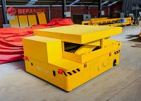 China Steerable Lift Trackless Transfer Trolley With Smart Control for sale