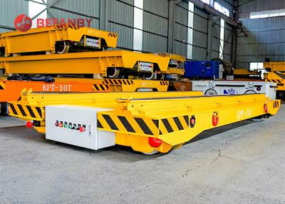 China Capacity 10T Rail Transfer Cart With Chain Convey for sale