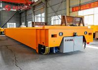 China Cable Reel Rail Transfer Carts With Customized Table Style for sale