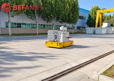China 30 Ton Steerable Flexible Trackless Transfer Cart with Customized Load Capacity and High Strength Steel for sale