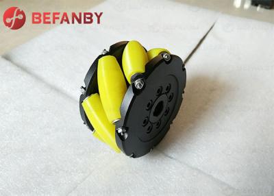 China 6 Inch 600kg Load PU Mecanum Wheels for AGV and Omnidirectional Applications for sale