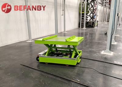 China Four Wheels Electric Transfer Cart For Light Industry 1 - 300T Load Capacity for sale
