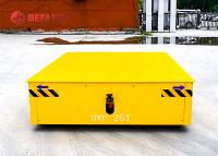 China Steerable PU Wheel Battery Railless Transfer Cart for sale
