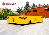 China Steerable PU Wheel Battery Railless Transfer Cart for sale