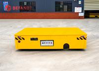 China Steerable PU Wheel Battery Railless Transfer Cart for sale