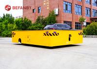 China Steerable PU Wheel Battery Railless Transfer Cart for sale