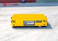 China Steerable PU Wheel Battery Railless Transfer Cart for sale