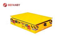 China Steerable 2 Ton Capacity Trackless Transfer Cart With Remote Control for sale
