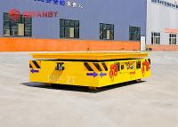 China Steerable 2 Ton Capacity Trackless Transfer Cart With Remote Control for sale