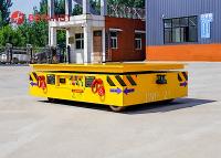 China Steerable 2 Ton Capacity Trackless Transfer Cart With Remote Control for sale