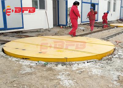 China 360 Grad-freier Drehenindustrie-Querbalken, der Drehscheiben-Übergangswagen-Verschiebung auf Schienen anwendet zu verkaufen