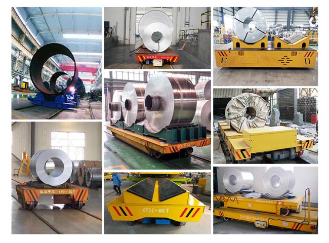 Hot Deal Heavy Duty Warehouse Handling Equipments , Long Service Lifetime Coil Transfer Trolley