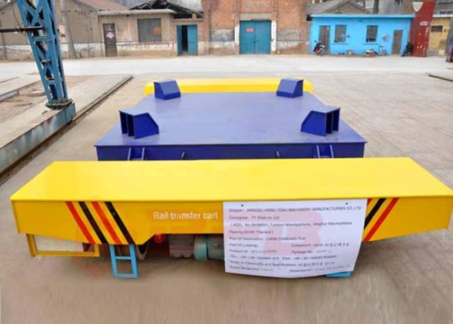 High Temperature Battery Power Billet Transfer Car On Steel Rails