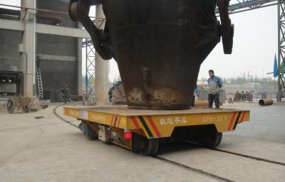 China Large Capacity Die Transfer Cart , Towed Battery Operated Cart For Industrial Field for sale
