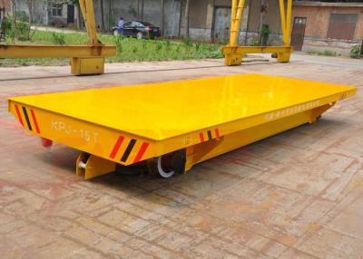 China High Performance Heavy Material Handling Equipment , 16T Motorized Rail Cart for sale