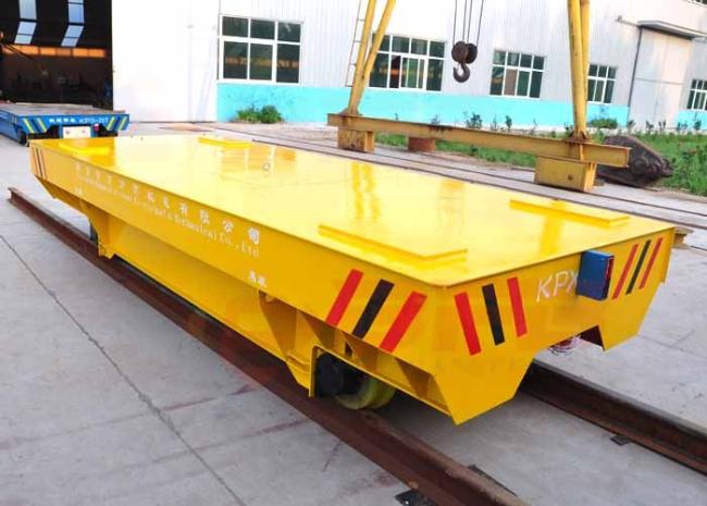 shipyard apply rail wagon on tracks