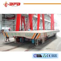 China Production Line Busbar Powered Transfer Cart Customized Running Distance for sale