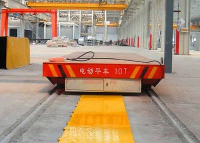China Working Line Busbar Powered Transfer Cart High Frequency Simple Structure for sale