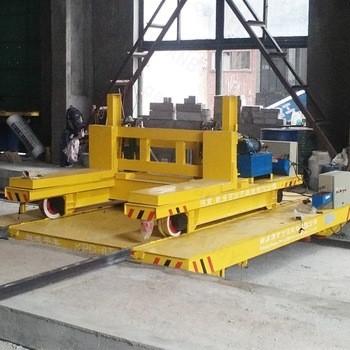 China AC Motor Assembly Line Busbar Powered Transfer Cart Heat Resist With Proximity Switch for sale