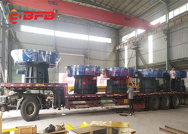 55 Ton Electric Crosstrack Rotating Platform Turntable For Transfer Trolleys