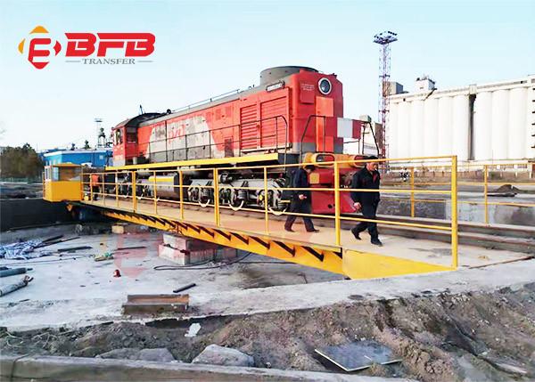 200 Ton Turn Table Rail Rotating Platform For Locomotive Railway