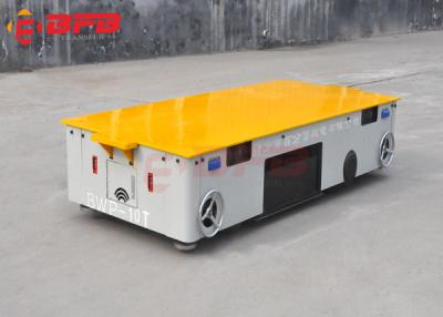 China Automat Remote Battery Platform 10 Ton Transport Trolley Trackless With Heavy Duty for sale