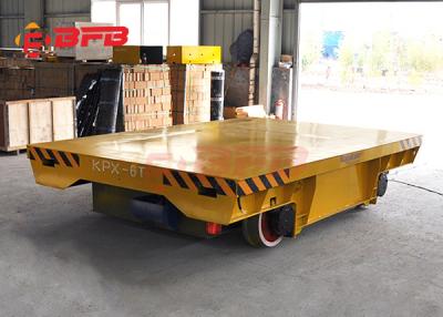 China Warehouse Track Self Loading Motorized Transfer Trolley for sale