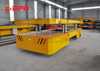 China Q235 Double Motor 20m/Min 10t Trackless Transfer Cart for sale