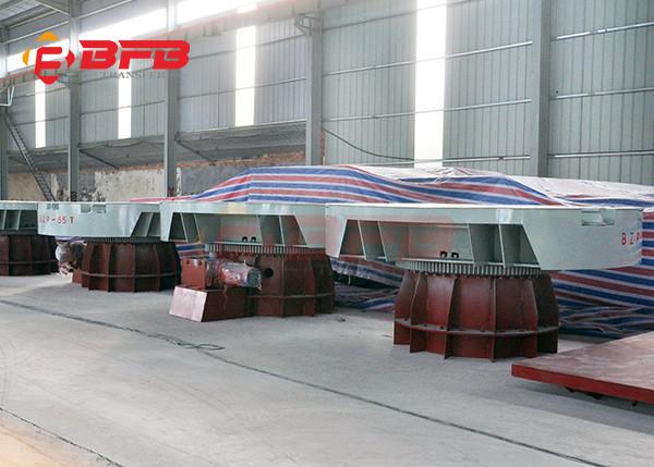 55 Ton Electric Crosstrack Rotating Platform Turntable For Transfer Trolleys