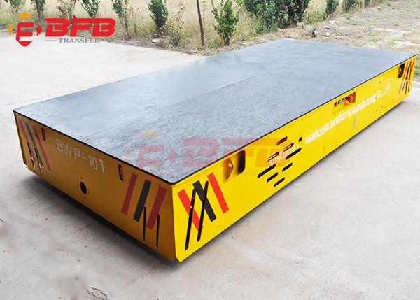 Black Rubber Blanket Platform 10ton 20ton Trackless Car For Coachwork Dies Handling