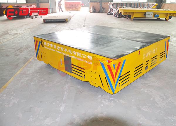 Black Rubber Blanket Platform 10ton 20ton Trackless Car For Coachwork Dies Handling