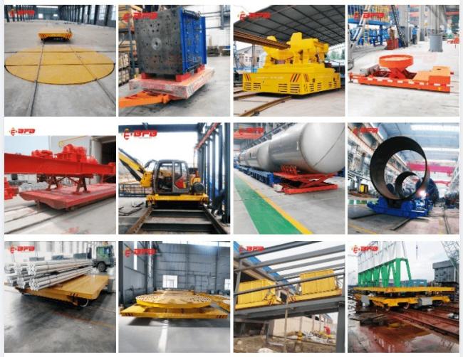 Fornitore di Smart 10 Ton Steerable Transfer Cart Robot per il trattamento della trave di acciaio