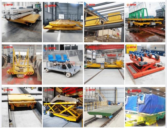 Fornitore di Smart 10 Ton Steerable Transfer Cart Robot per il trattamento della trave di acciaio