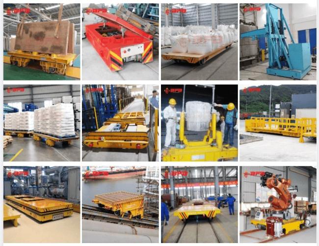 Injection Mold Plant Battery Power Rail Transfer Die Cart 30 Ton Factory