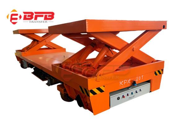 Battery Powered Trackless Hydraulic Transfer Cart Without Rail